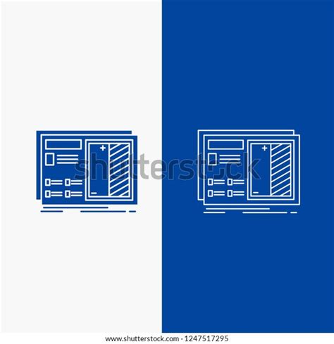 Blueprint Design Drawing Plan Prototype Line Vector De Stock Libre De Regalías 1247517295
