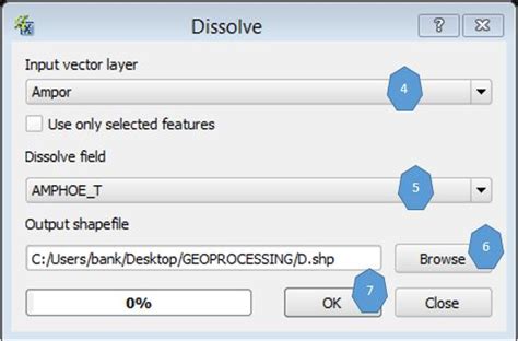 การใช้คำสั่ง Geoprocessing Tools ในโปรแกรม Qgis