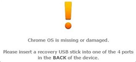 Solved How To Fix Chrome OS Is Missing Or Damaged MiniTool