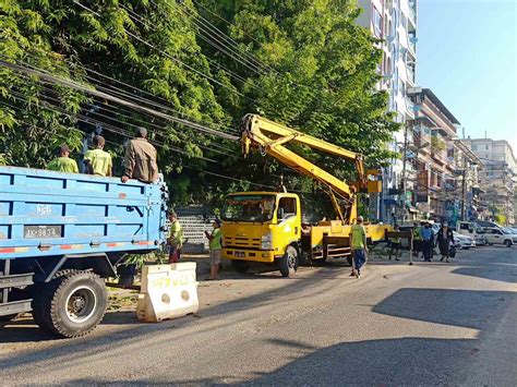 ဒဂုံမြို့နယ်၊ ယောမင်းကြီးရပ်ကွက်၌ ပြည်သူများအန္တရာယ်ကင်းရှင်းစွာ သ