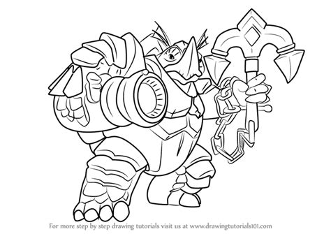 How To Draw Makoa From Paladins Paladins Step By Step