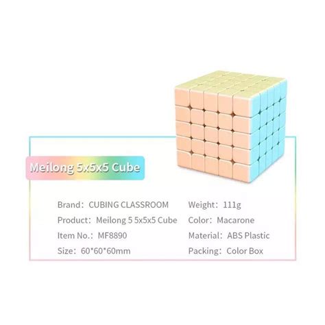 Dgt Stock Rubik Moyu Meilong 2x2 3x3 4x4 5x5 Macaron Pastel Stickerless Speed Professional Rubik