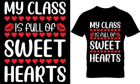 Mi Clase Llena De Amores Plantilla De Diseño De Camiseta De San