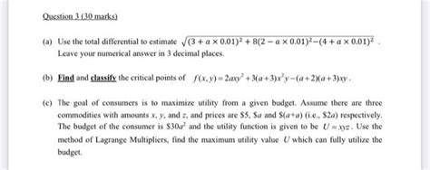 solved a use the total differential to estimate