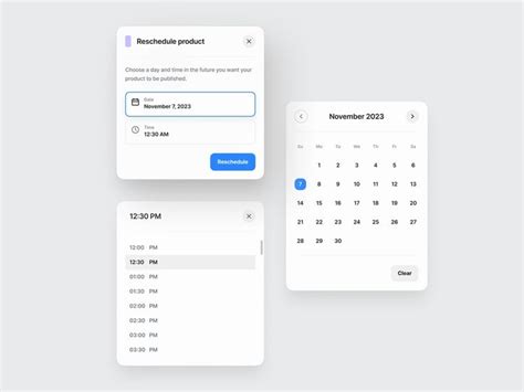 Core Dashboard Builder Date Time Picker App Design Inspiration Web Design Ui Kit