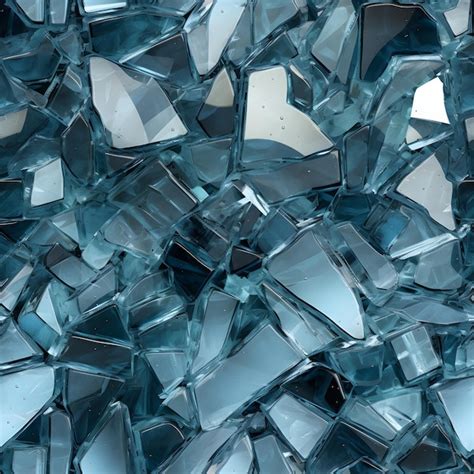 Premium Ai Image Glass Shards Texture