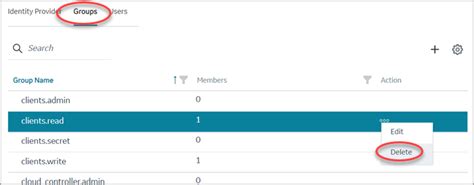 Delete Group Configuration Hub 2022 Documentation Ge Digital