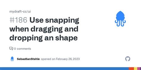 Use Snapping When Dragging And Dropping An Shape · Issue 186 · Mydraft