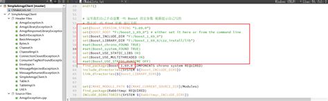 errors while building simpleampqclient on windows 10 64bit using