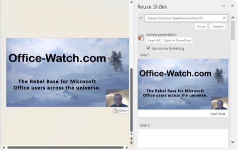 Reuse Slides In Powerpoint The Good And The Annoying Office Watch
