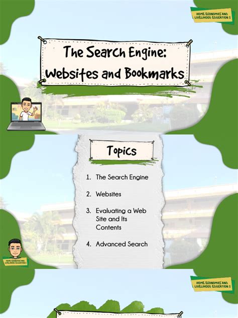 Hele 5 Lesson 4 The Search Engine Websites And Bookmarks Pdf Websites World Wide Web