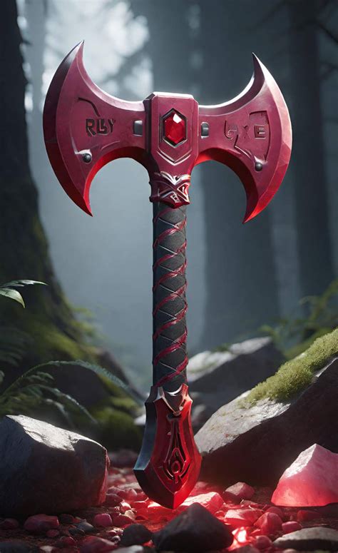 Ruby Axe By Nezukorempadeviart07 On Deviantart