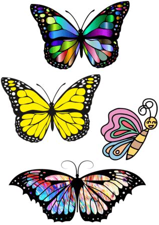 Recortes De Mariposas Para Imprimir 1 079 Many Different Butterflies