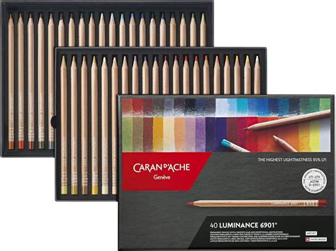 Caran Dache Doos Met 40 Kleuren Luminance 6901™ Amazonnl