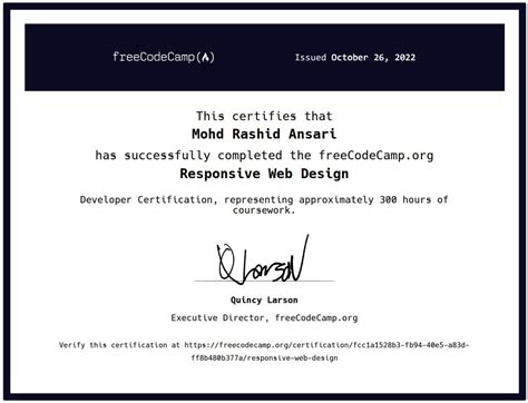 Mohd Rashid Ansari On Linkedin Webdesign Freecodecamp