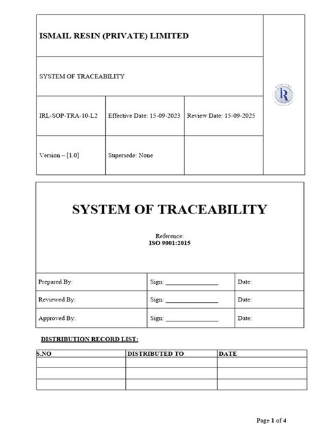 10 Identification And Traceability Pdf