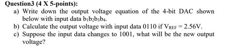 solved question3 4 x 5 points a write down the output