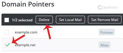 How To Remove A Domain Alias In DirectAdmin Help Cloudwafer