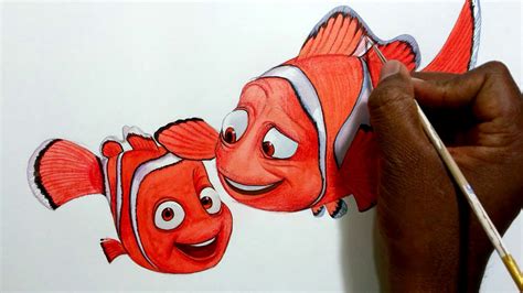 How To Draw Marlin From Finding Nemo Generalprocedure