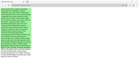 Css Overflow