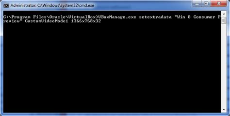 Adjusting The Screen Resolution In Virtualbox De