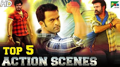 Top 5 Hindi Dubbed Action Scenes | Paap Ki Kamai, Jay Simha, Ghulami Ki ...