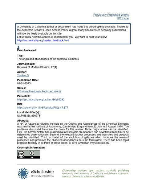 The Origin And Abundances Of The Chermical Eleriients Pdf Stars Sun