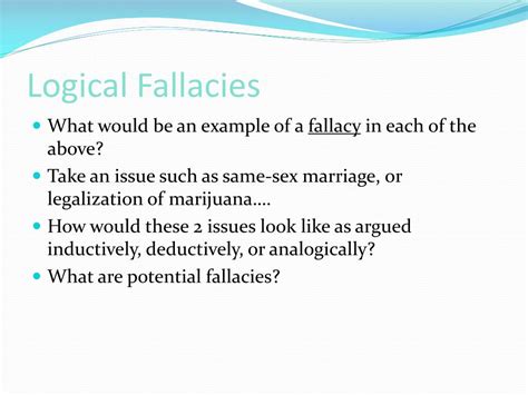 PPT Logical Fallacies Ch RRW PowerPoint Presentation Free Download ID
