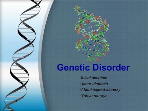 Genetic Disorder Ppt