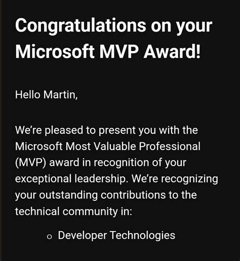 Martin Björkström On Linkedin Im Happy To Be Awarded The Microsoft