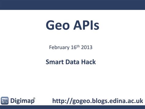 Geo Apis Ppt