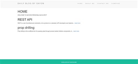 GitHub Sayon Som The Blog Website A Blog Application Made With HTML CSS JS In The Front