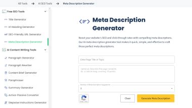 Best Free Meta Description Generator Tools For SEO Maika AI