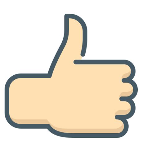 Dedo arriba - Iconos gratis de manos y gestos