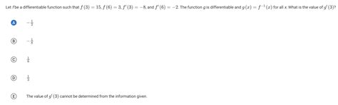 solved let f be a differentiable function such that