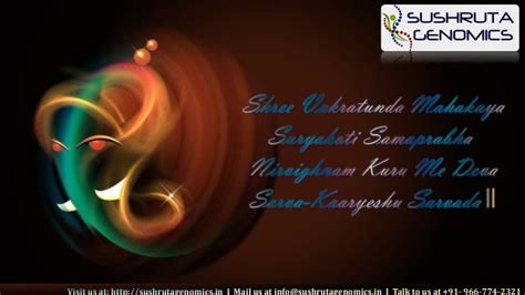 Sushruta Genomics On Linkedin Happyganeshchaturthi