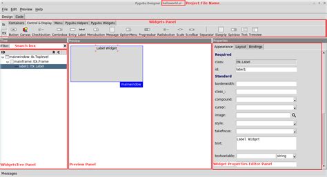 Design Screen Alejandroautalan Pygubu Designer GitHub Wiki