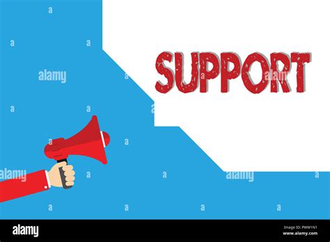 Word Writing Text Support Business Concept For Give Assistance Help