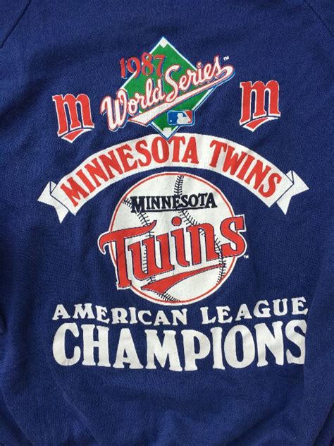 1987 World Series Minnesota Twins Pullover Sweatshirt Boardwalk Vintage