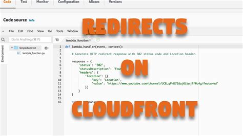 How To Run Redirects On AWS CloudFront YouTube