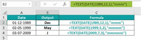 MONTH Excel Function Formula Example How To Use