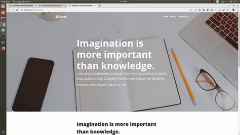 How To Create A Blog Using Bootstrap Tutorial Creating A Blog Learn Programming Tutorial