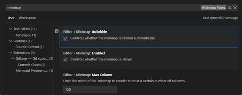 Vscode关闭滚动条预览 夜云泊