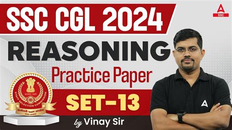SSC CGL SSC CGL Reasoning Classes By Vinay Tiwari SSC CGL Reasoning Practice Set