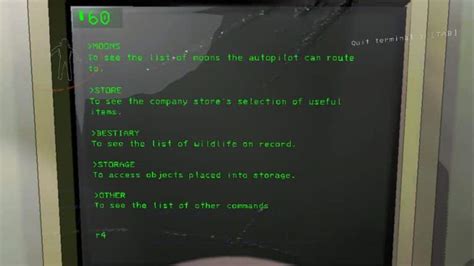 all terminal commands in lethal company and how to use them