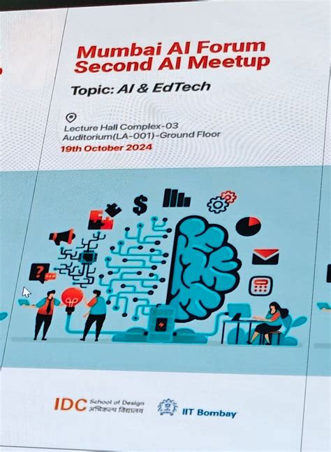 Ai Edtech Machinelearning Aiforgood Iitbombay Idc Mumbaiaiforum