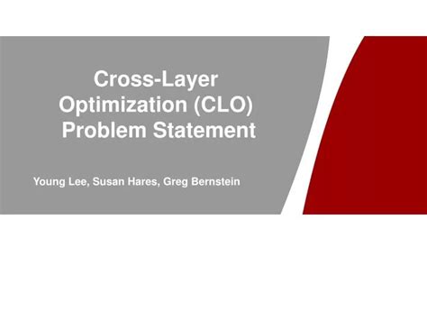 ppt cross layer optimization clo problem statement powerpoint