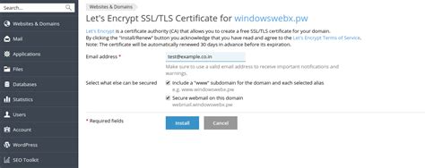 Install Free Ssl On Plesk Control Panel