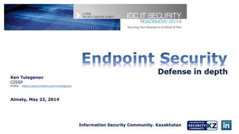 Idc Security 2014 Endpoint Security In Depth Ppt