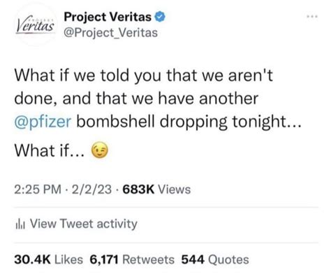 Project Veritas Dropping Another Pfizer Bombshell Tonight ⏳ Rwalkaway
